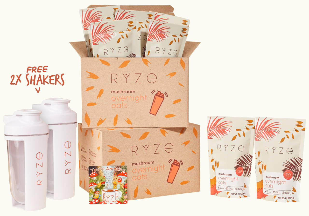 Mushroom Overnight Oats (14 Servings) – RYZE